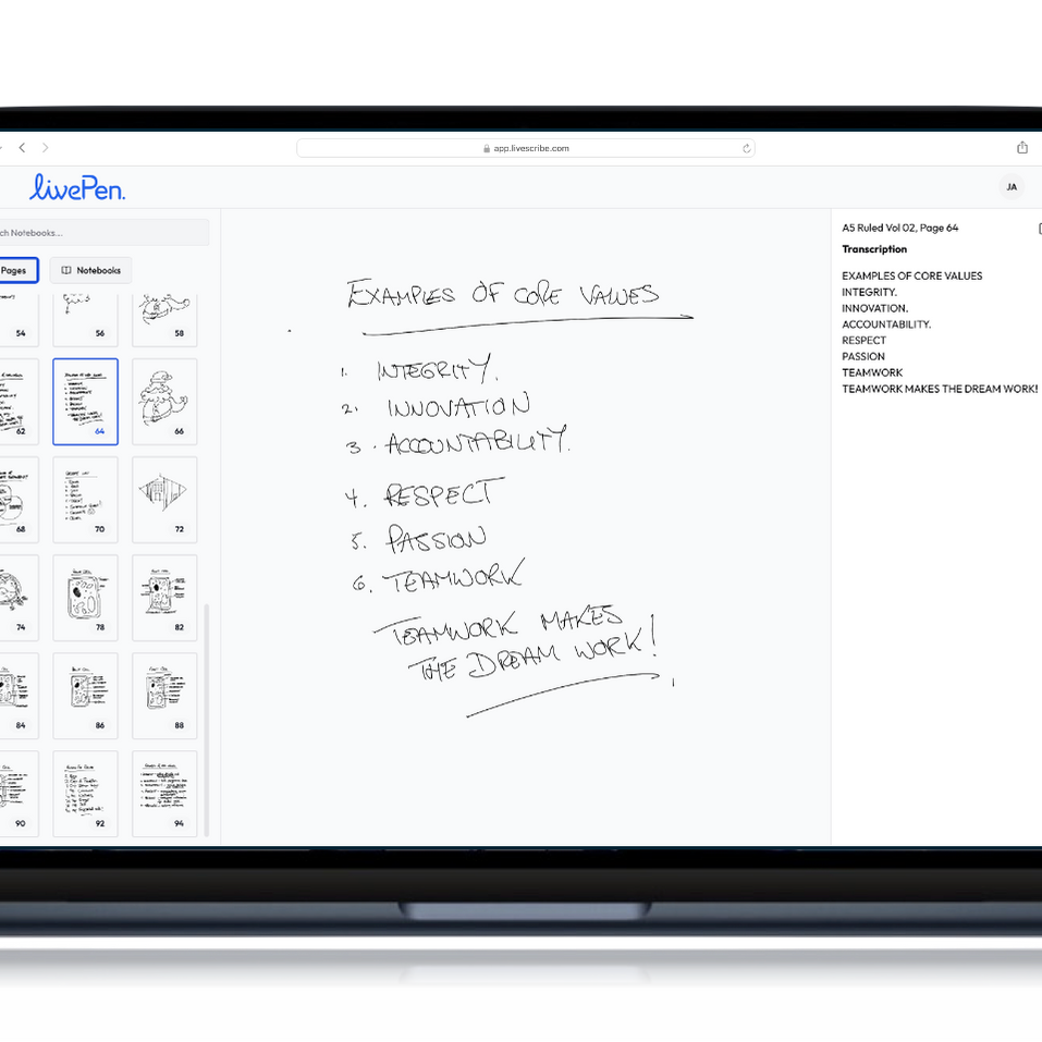LivePen Smart Pen & 158 Page Notebook - Livescribe Inc. (US)