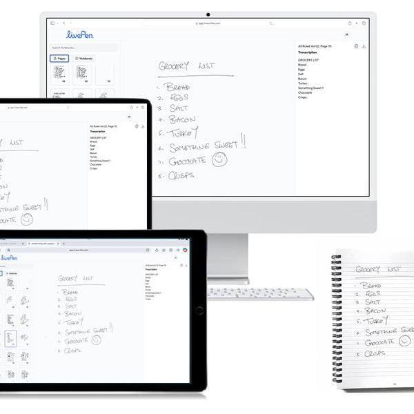 LivePen Smart Pen & 158 Page Notebook - Livescribe Inc. (US)